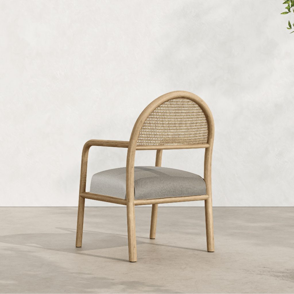 Brisa Dining Chair (with Arms) - SOMOSLIVING
